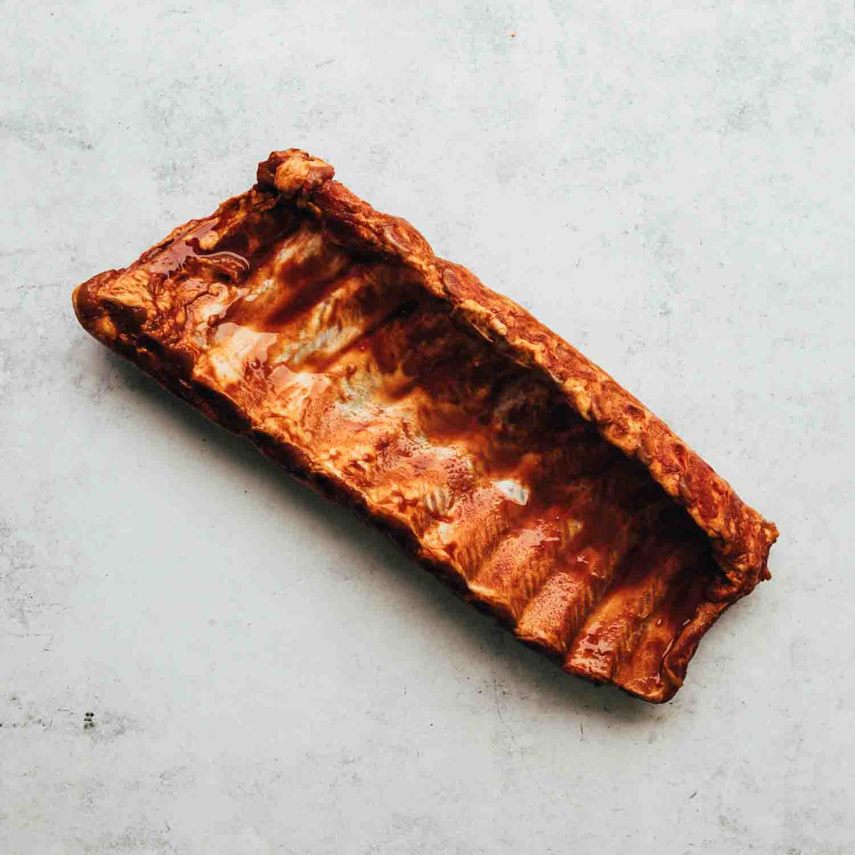 BBQ Full Rack of Baby Back Pork Ribs 1kg – Worzals